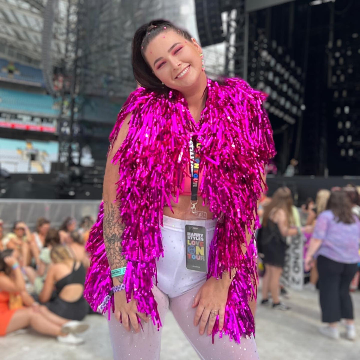 CUSTOM TINSEL JACKET – Calamity Tash