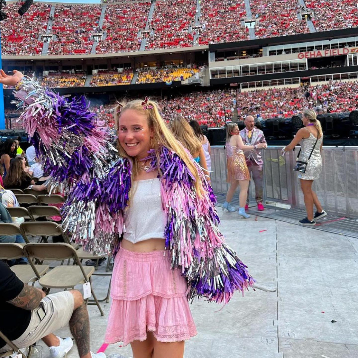 CUSTOM TINSEL JACKET – Calamity Tash