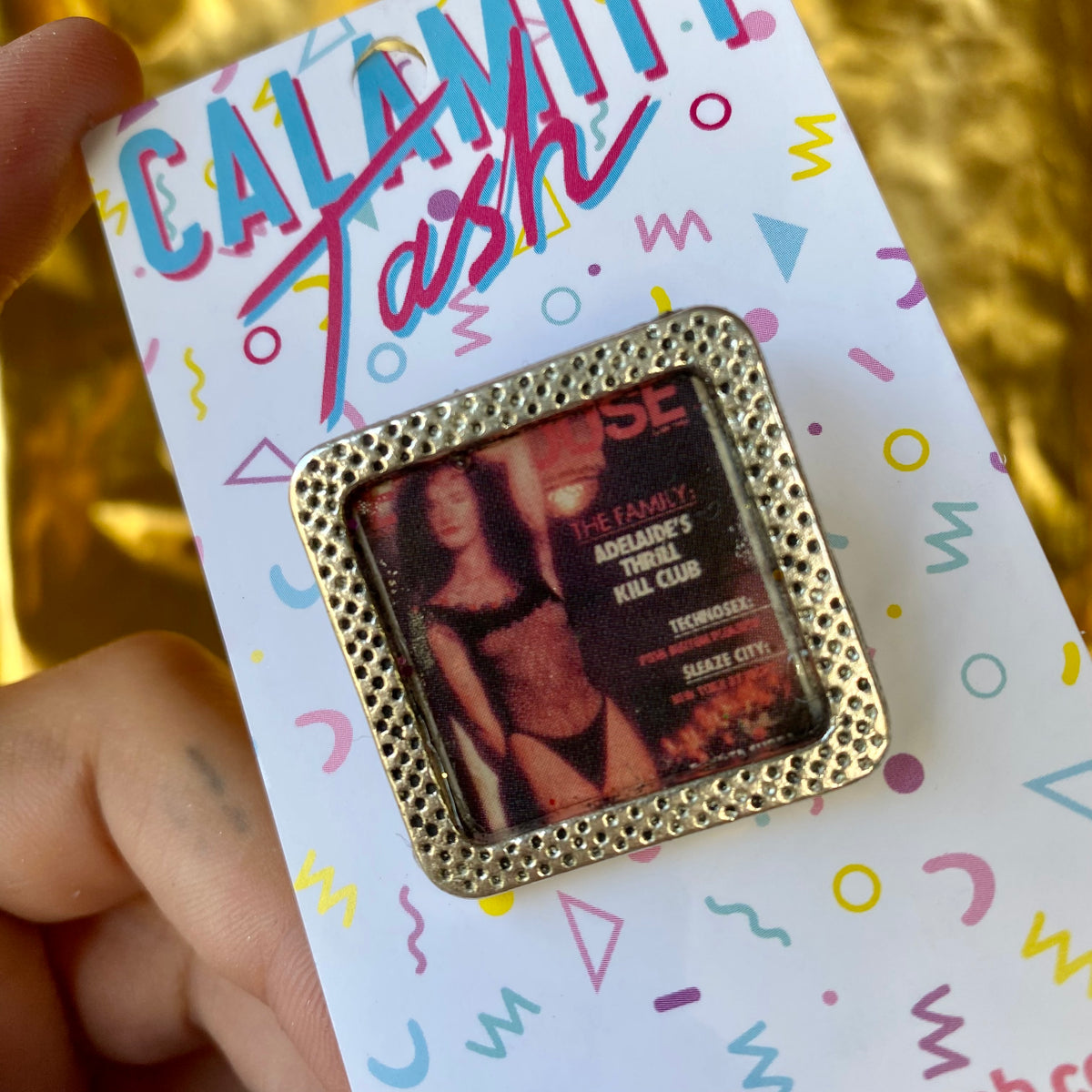 Penthouse “Adelaide Thrill Kill” Badge – Calamity Tash